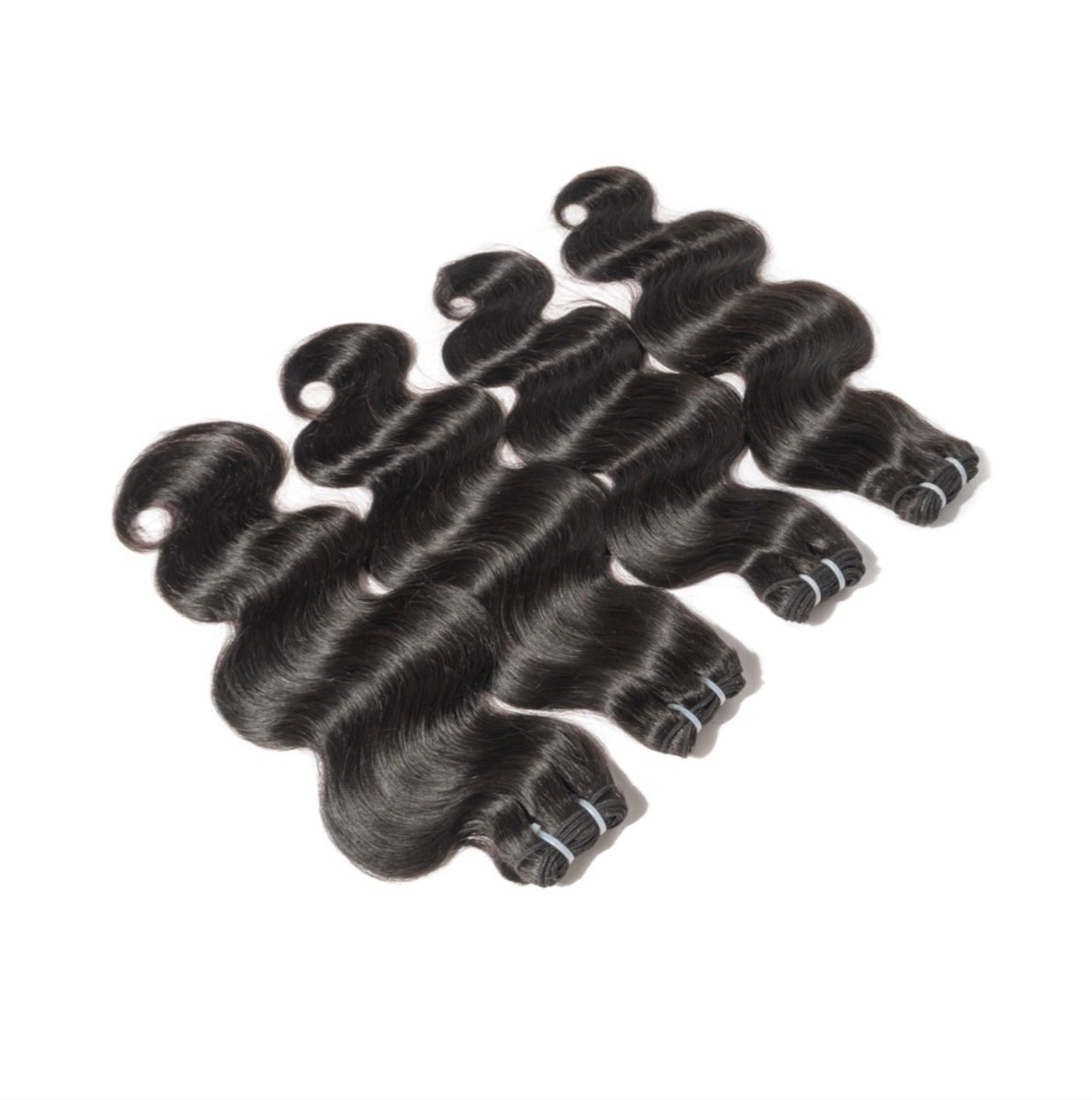 Luxury Wavy Hair Bundles – 4 Pack of Natural Waves